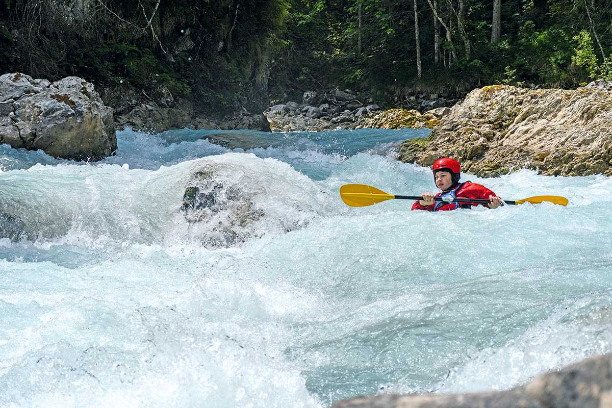 Wildwasser in der Alpenwelt
