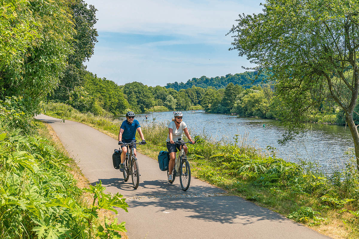 Immer am Fluss entlang